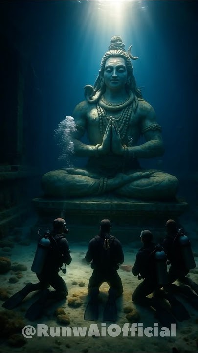 Mysterious Lord Shiva Idol Found Underwater | Lost History Reveale #mahadev #mystery - YouTube
