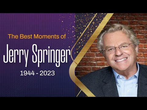 Remembering Jerry Springer with His Best moments - YouTube