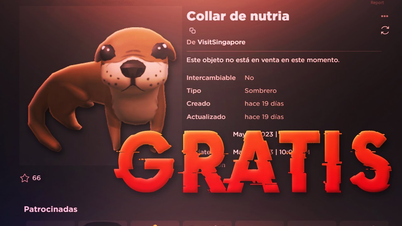 🦦 CONSIGUE EL COLLAR DE NUTRIA *GRATIS* EN ROBLOX! - YouTube