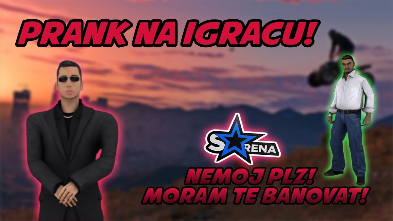 PRANKO SAM GA! | REKO SAM MU DA CE DOBIT BAN!? | SAMP SKILL ARENA - YouTube