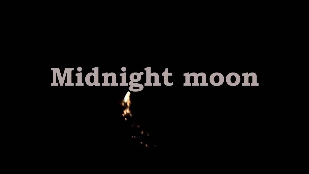 真夜中の月 Midnight moon - YouTube