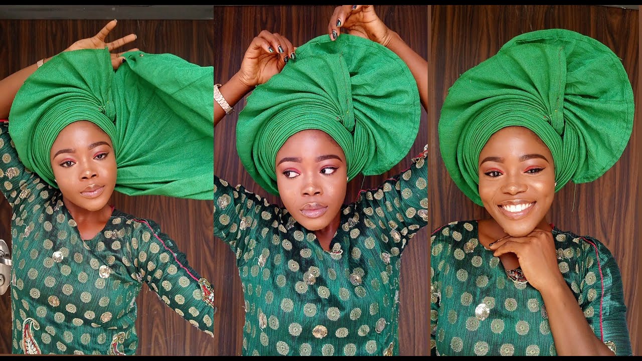 HOW TO TIE GELE/TRENDING GELE TUTORIAL 😱🔥 😲 - YouTube