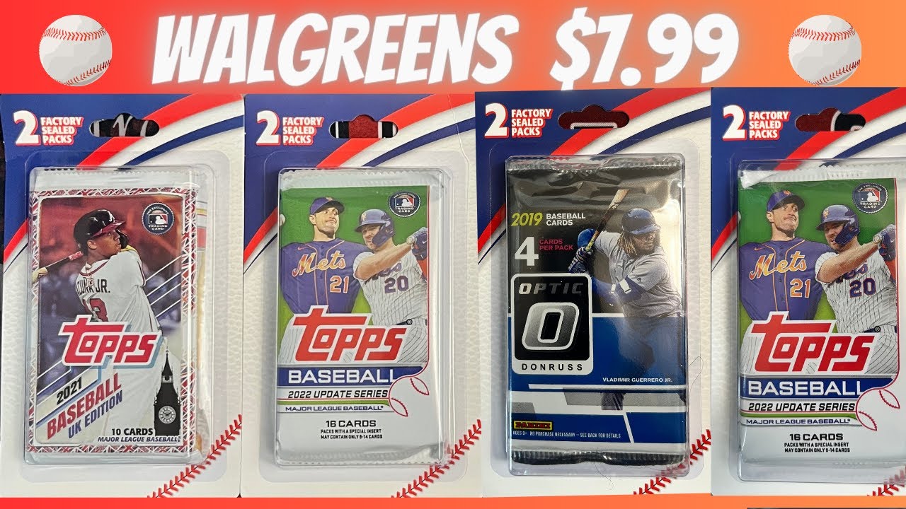 Walgreens Baseball Card Blister Packs $7.99 2022 Topps Update & More ...