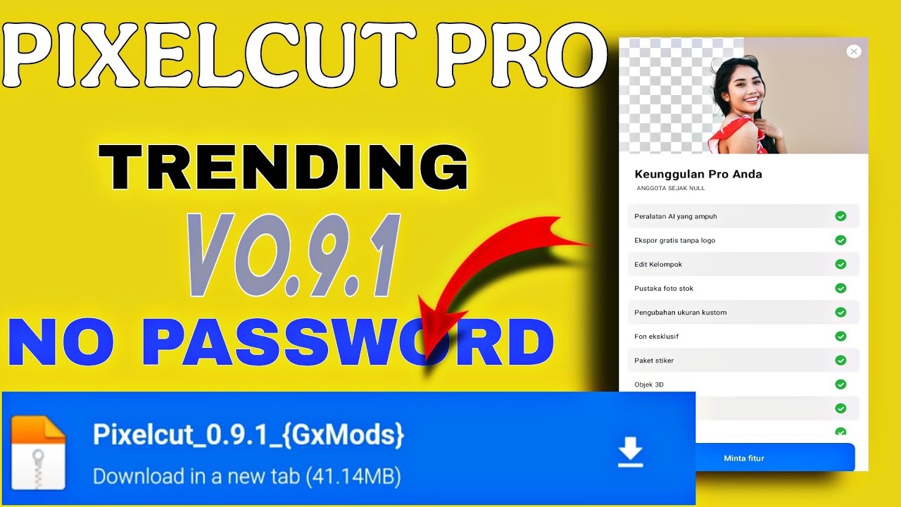 🔥 UPDATE PIXELCUT PRO || V0.9.1 || NO PASSWORD || MEDIAFIRE - YouTube