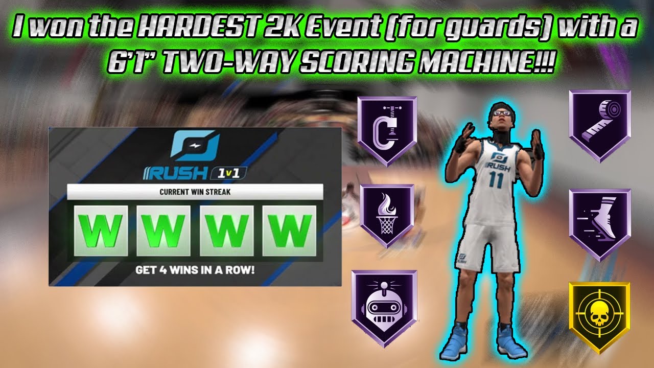 i won the HARDEST EVENT in NBA 2K20 with my 6'1 Two-Way Scoring Machine ...