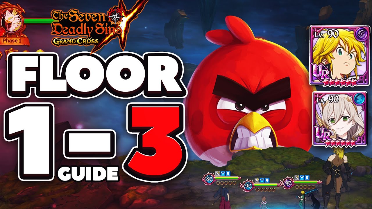 HRAESVELGR BIRD FLOOR 1-3 GUIDE! BEST MEGELLDA TEAM! | Seven Deadly ...