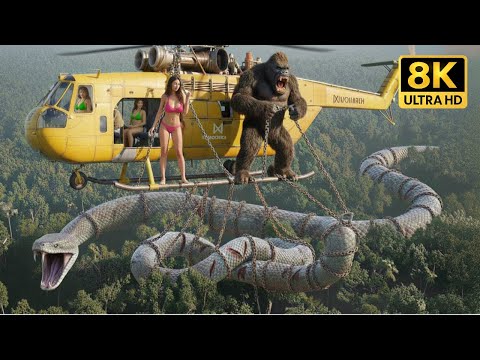 KING KONG vs GIANT ANACONDA | Epic Monster Battle That Destroys New York (Full Movie)