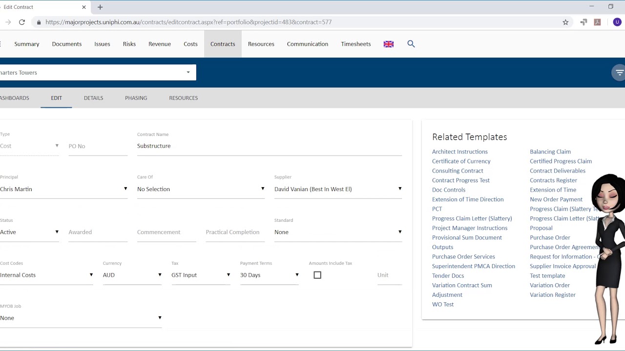 How To Create a Contract Variation - YouTube