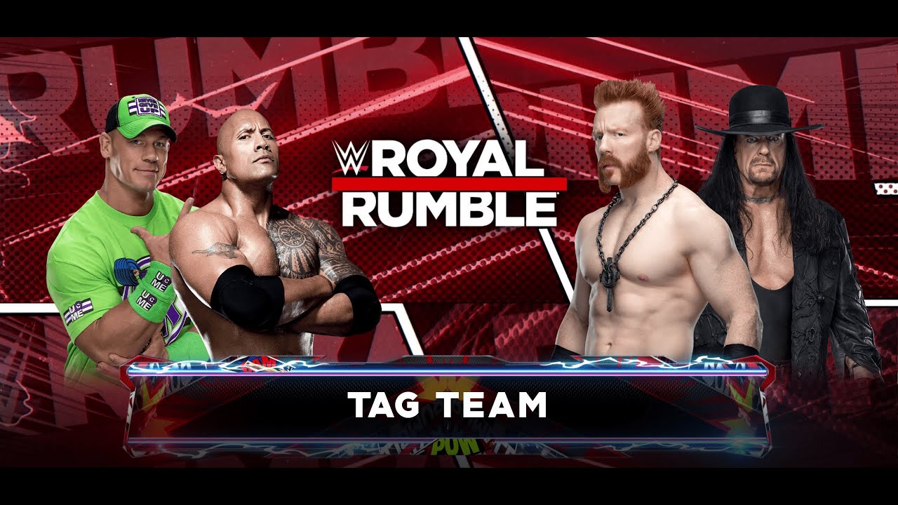 FULL MATCH - John Cena & The Rock VS The Undertaker & Sheamus (2K 60 ...