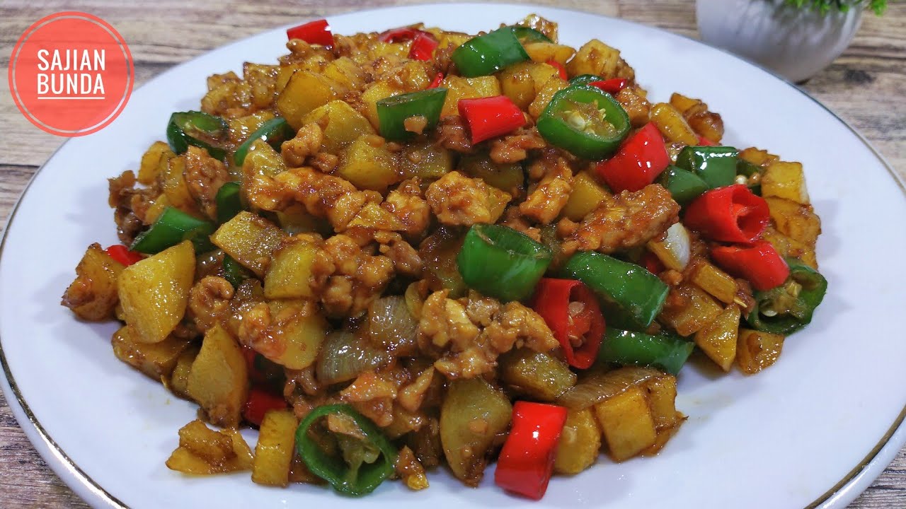 Resep Oseng Kentang Ayam Cincang, Bikin Semua Lahap Makan... - YouTube