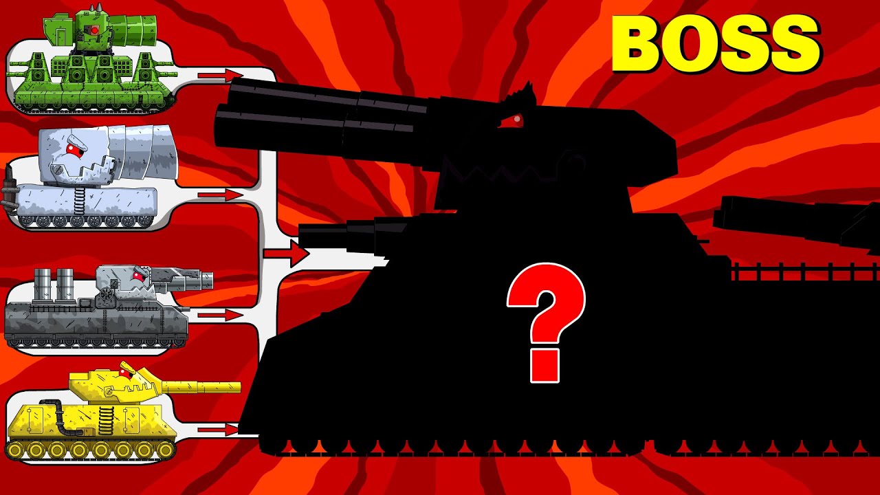 Monster tank: IRON RATTE vs MEGA TANK - Cartoons about tank/Nina tank ...