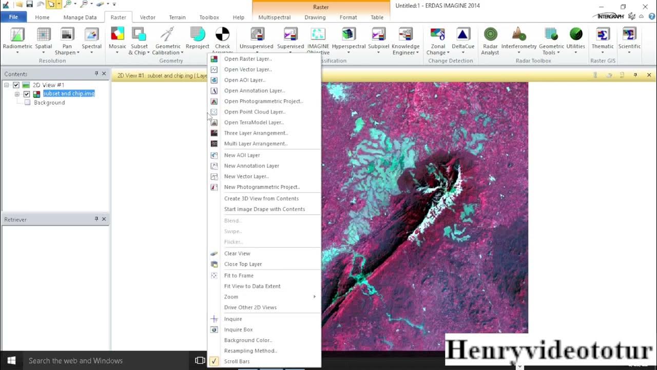 ERDAS IMAGINE Unsupervised Classification Tutorial for Beginners - YouTube