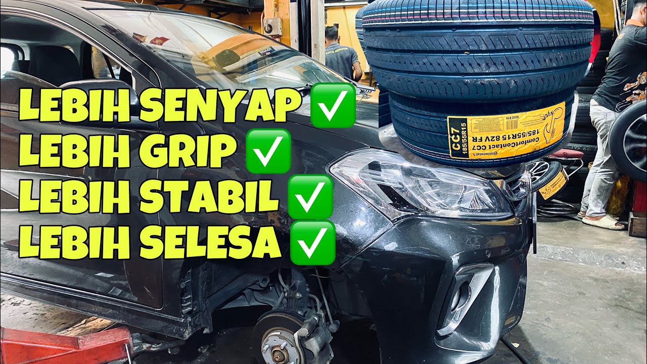 Review tayar Continental CC7 | Vlog Myvi 1.5H | Hangus bonus raya ...