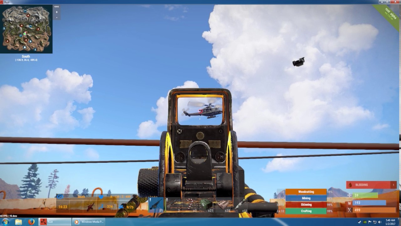 Rust-heli fight 2017 - YouTube