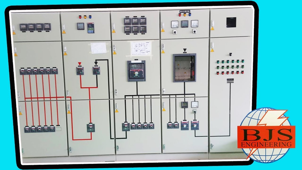 โรงงานผลิตตู้สวิทช์บอร์ด ตู้ MDB DB ATS DB bjs engineering - YouTube