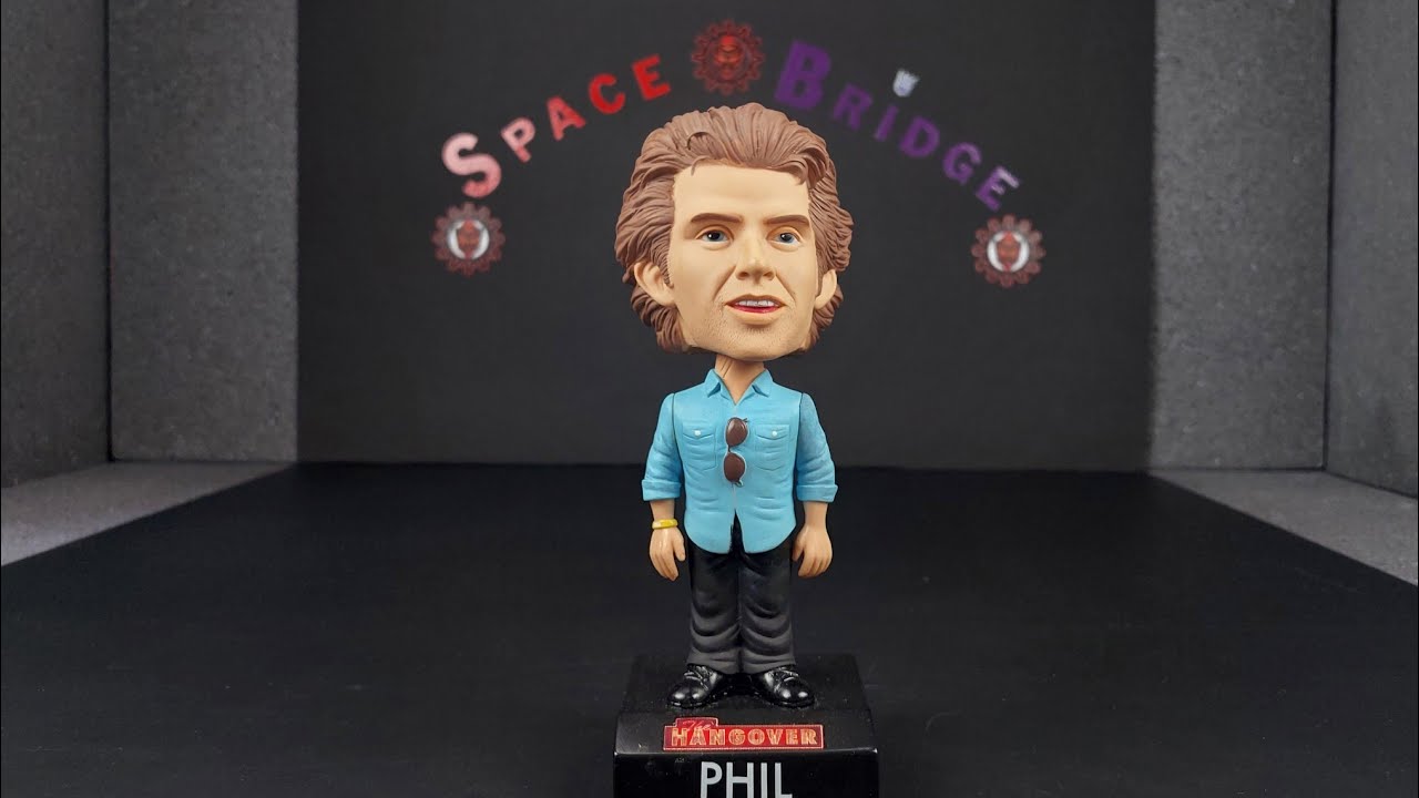 Hangover Phil Wacky - Wobbler Talking Bobble - Head figura bemutatása ...