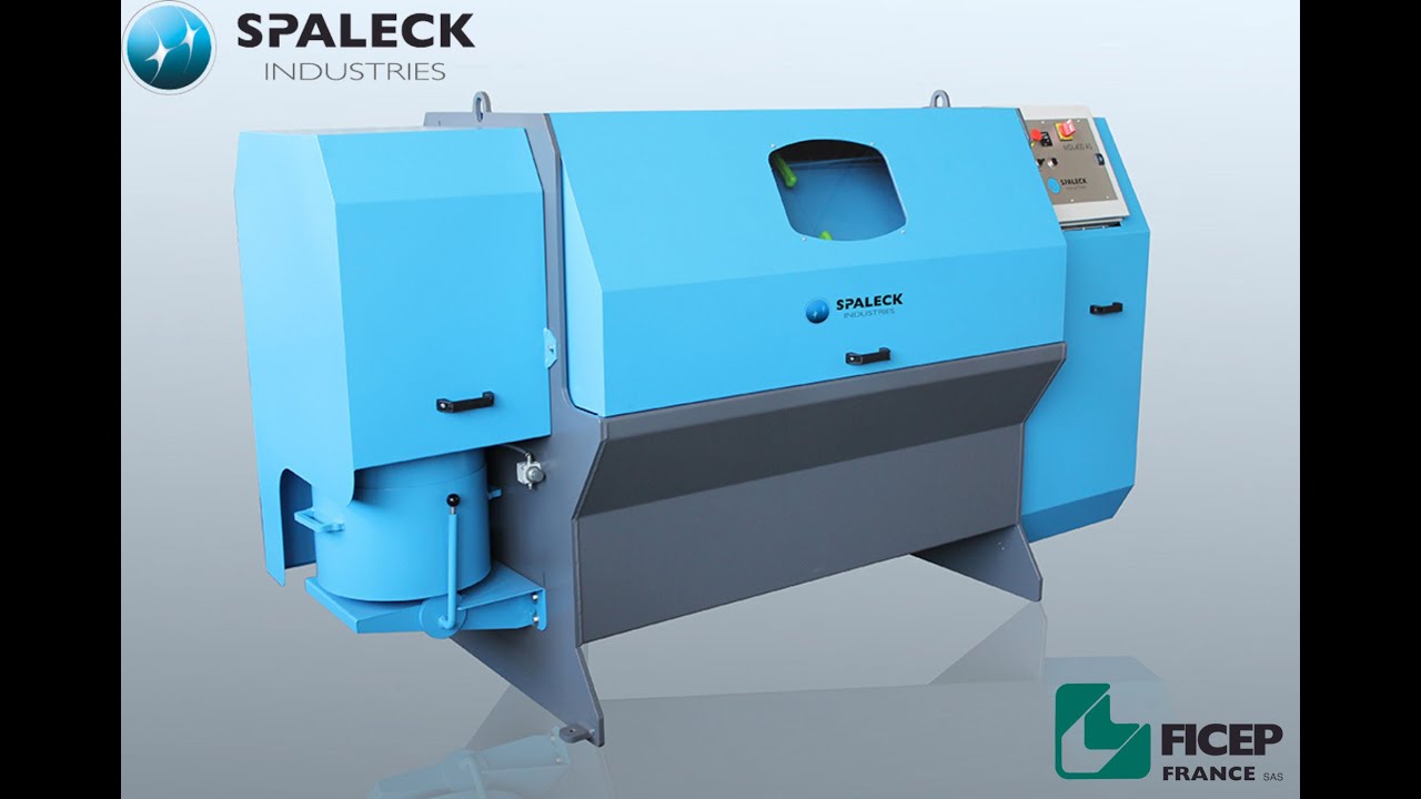 Démonstration du tonneau d'ébavurage DIABOLO - SPALECK - YouTube