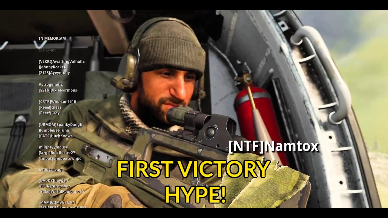 Call of Duty Warzone | FIRST VICTORY HYPE - YouTube
