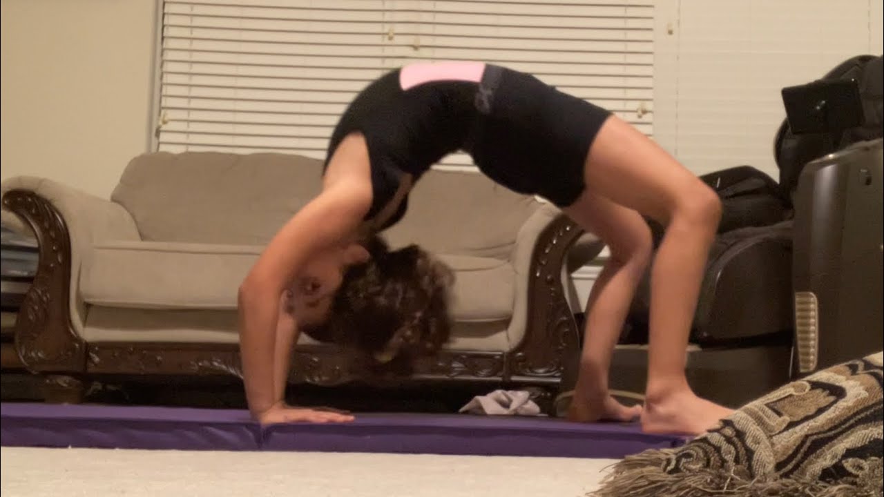 How to do a backbend/bridge - YouTube