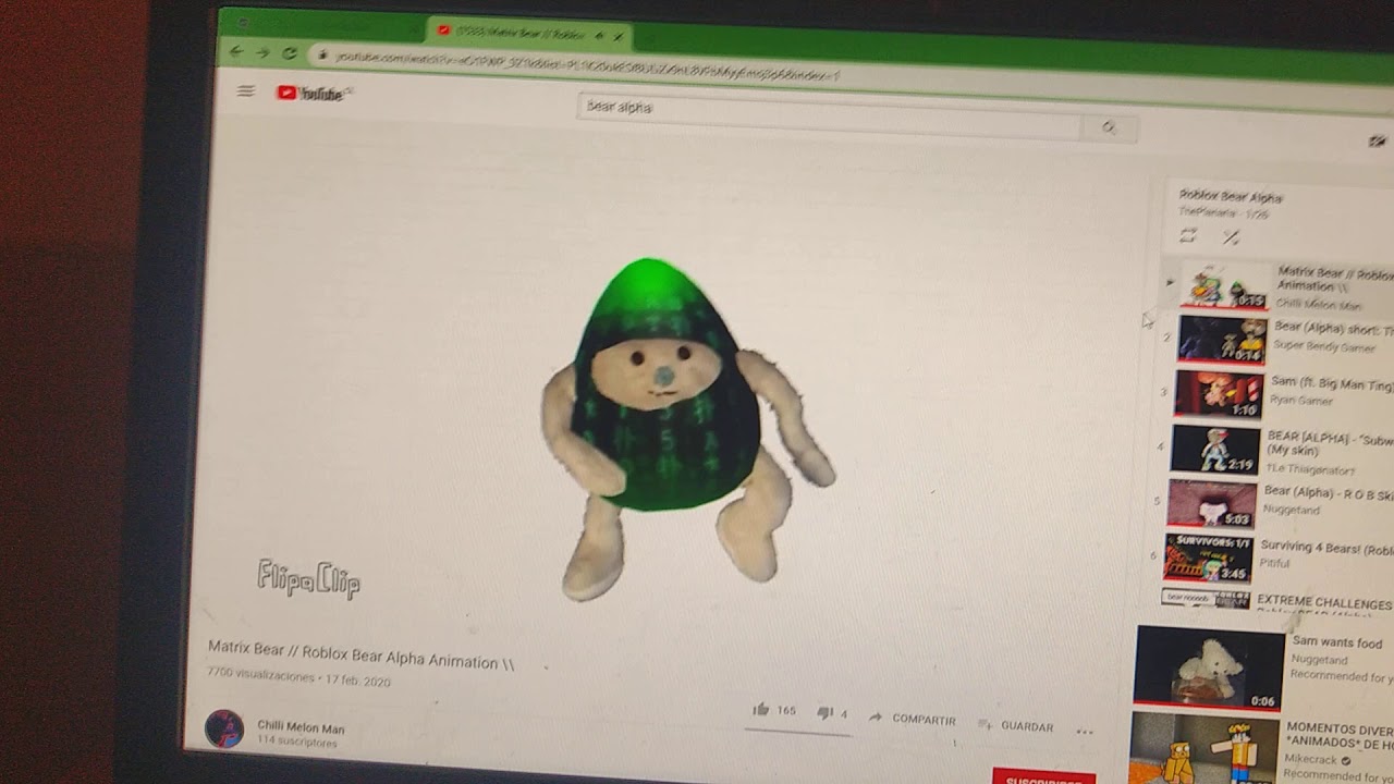 Matrix bear - YouTube