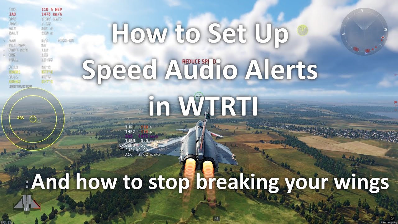 How to Set Up Speed Audio Alerts in WTRTI and Stop Breaking Your Wings ...
