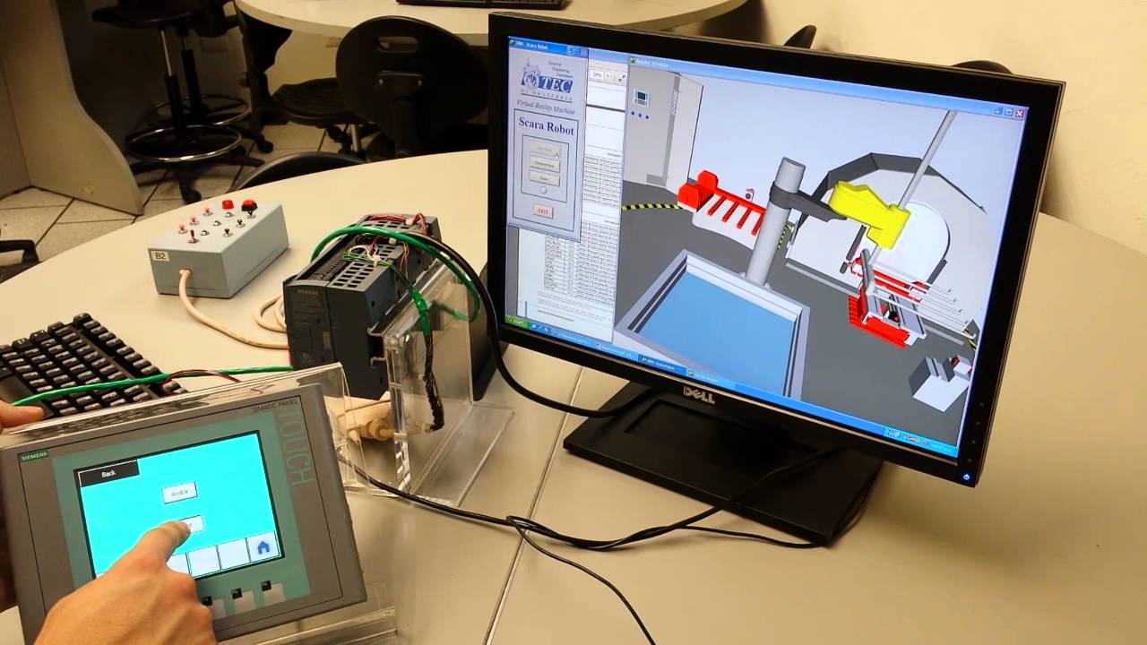 Scara bot activity - YouTube