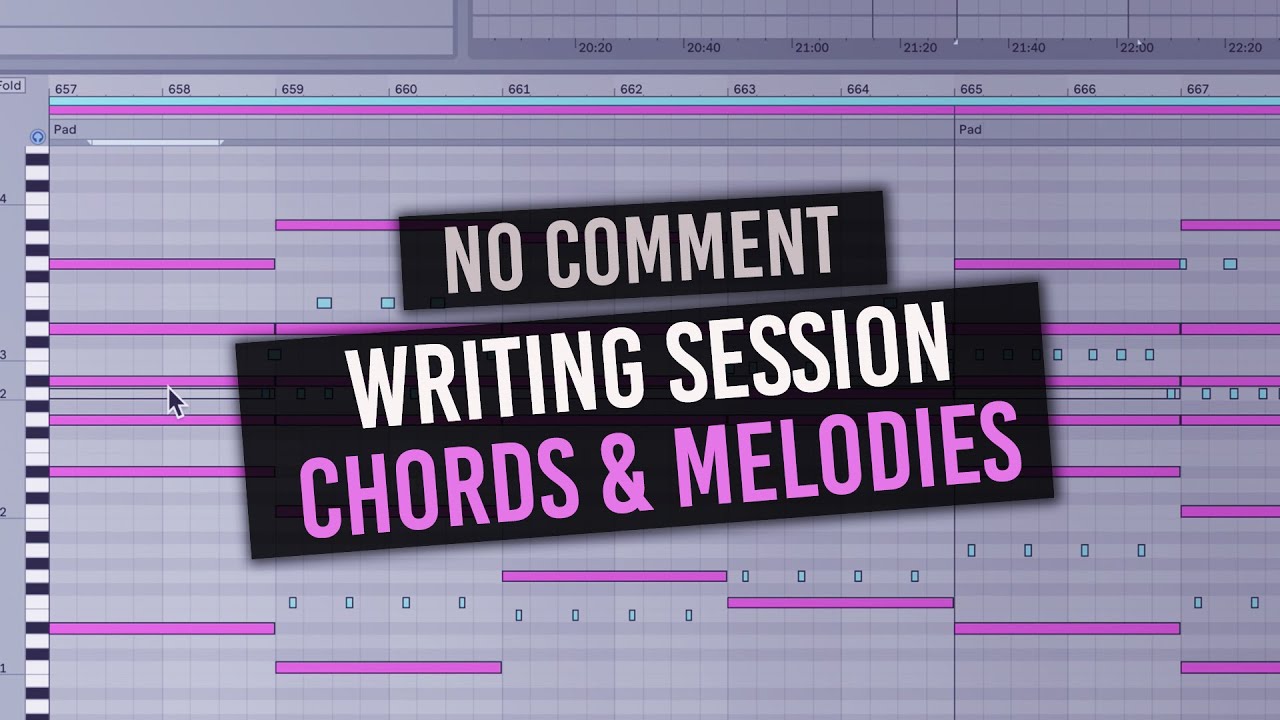 Writing Chords in Ableton Live 10 (no comment production session) - YouTube