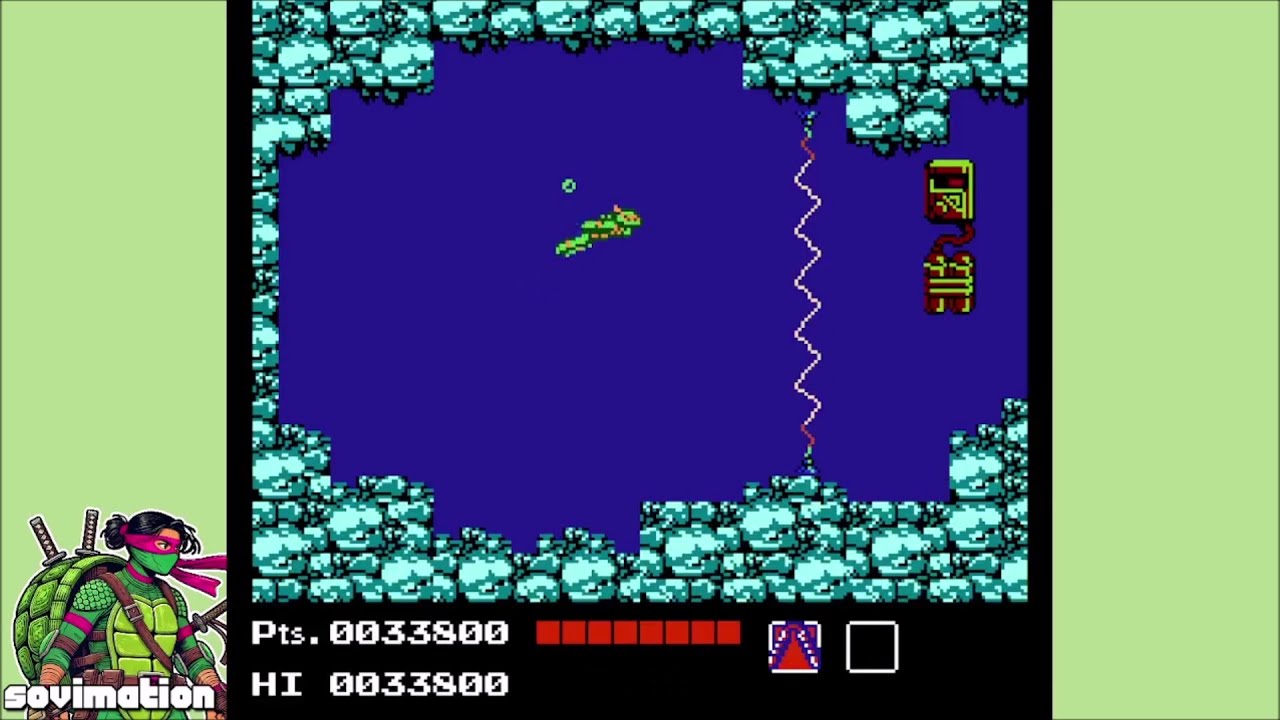Teenage Mutant Ninja Turtles - Dam Swimming Level - Fast Forward ...