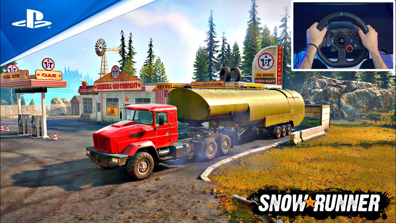 SnowRunner 4K PS5 gameplay | Logitech g29 - YouTube