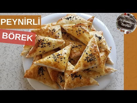 Peynirli Börek Tarifi(Üçgen Börek - Muska Böreği) - Ev Yemekleri Tarifleri