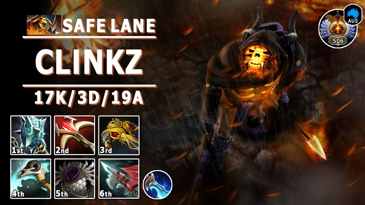 Clinkz Safe Lane Carry | 7.32d | Pos 1 Clinkz Play | Dota 2 Immortal ...