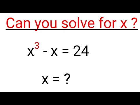 Can you solve for x || learn how to - YouTube