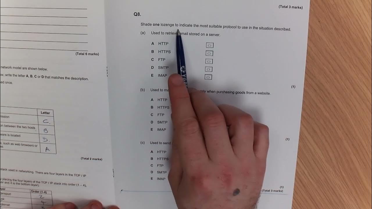 AQA Computer Science GCSE - Networks / Authentication VS Biometrics / MAC Address Filtering ...