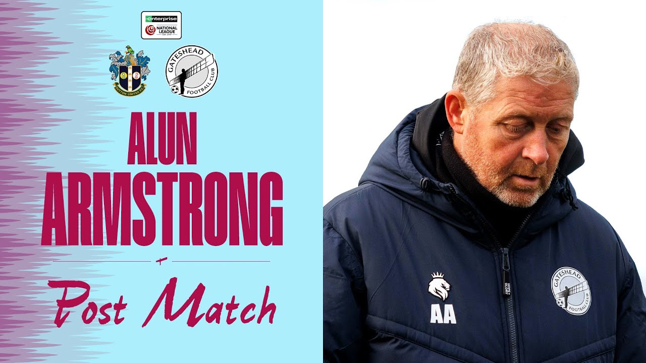 💬 "A really difficult time" | Alun Armstrong post-Sutton Utd (A) | POST ...