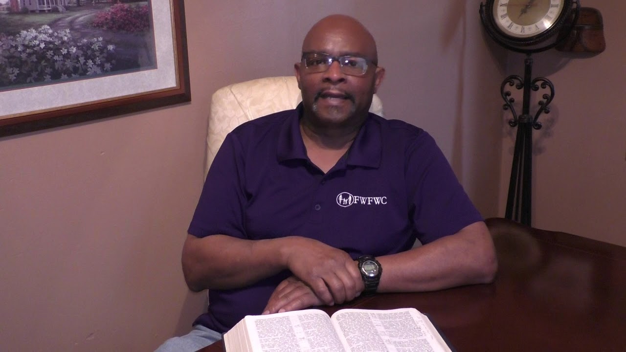 Greetings from Pastor Davidson!! 03/27/2020 - YouTube
