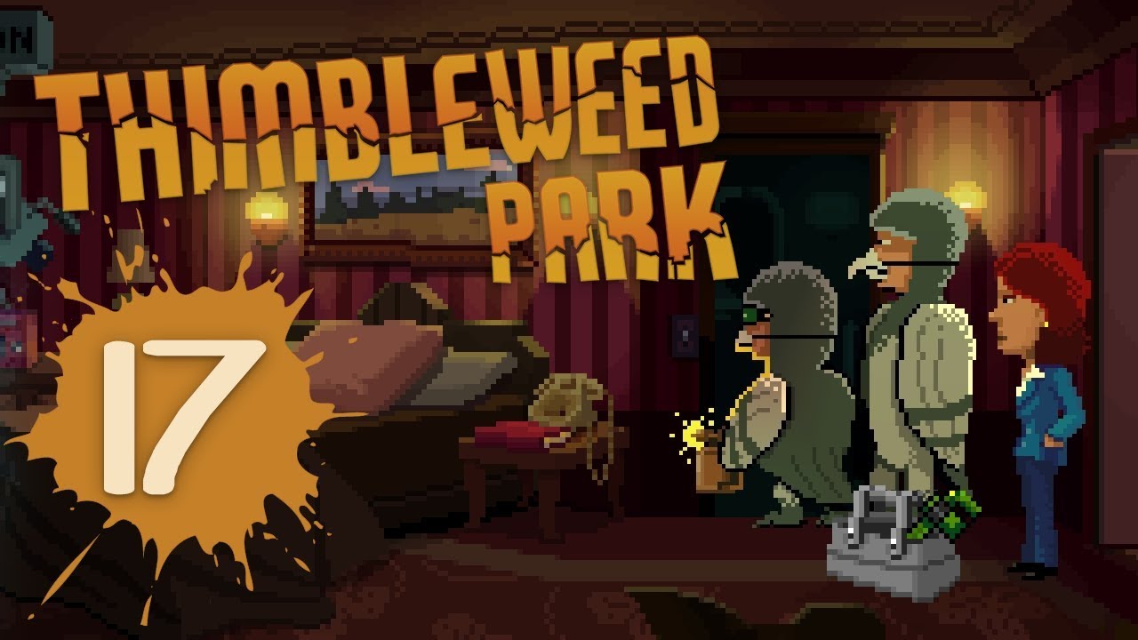 Pigeon Bros || Thimbleweed Park Let's Play - Part 17 - YouTube