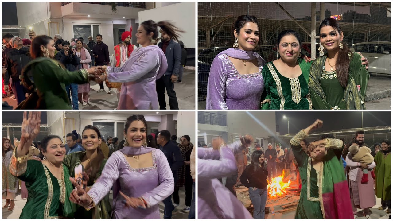 Ek or grand lohri celebration 😍 bht fun kara payal sath 😍 - YouTube