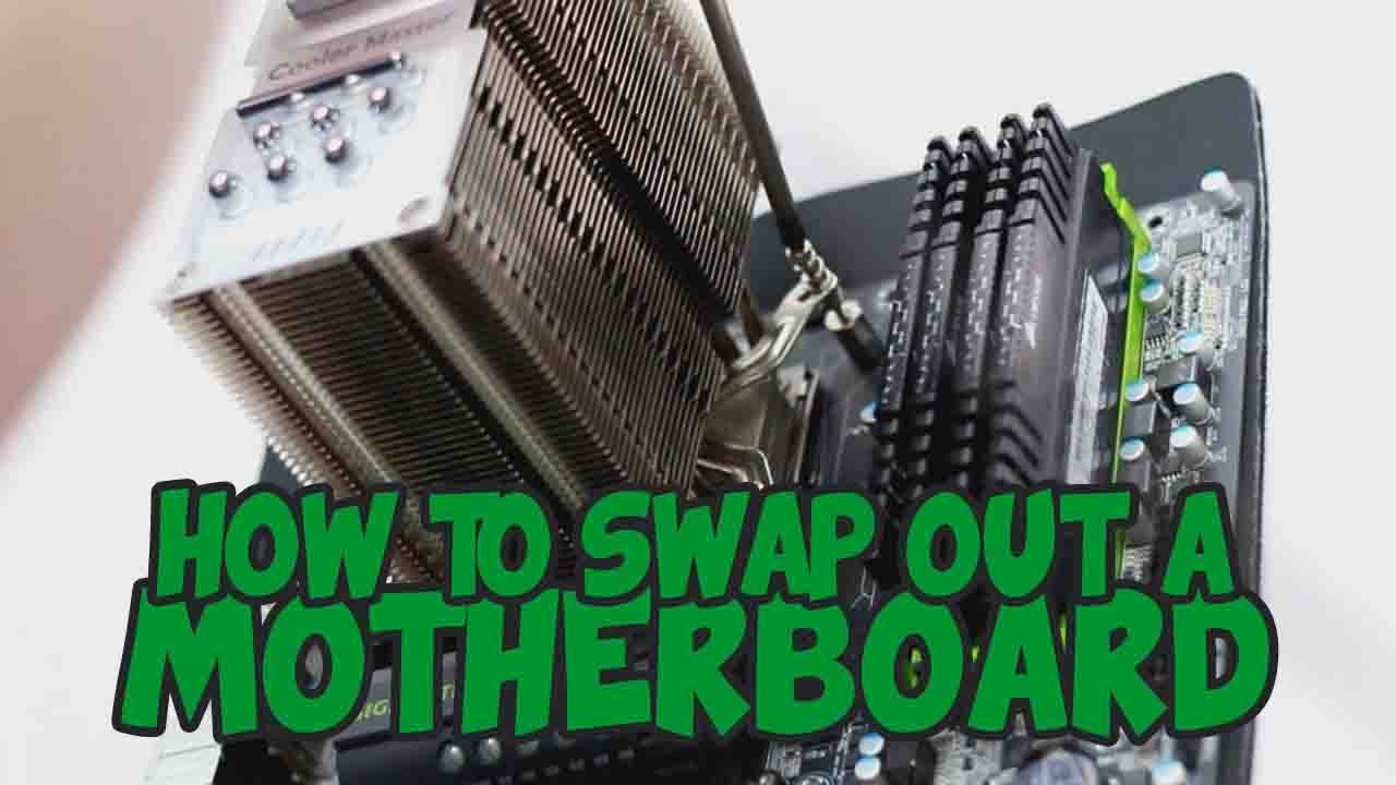 How to Swap Out a Motherboard | TUTORIAL TIME - YouTube
