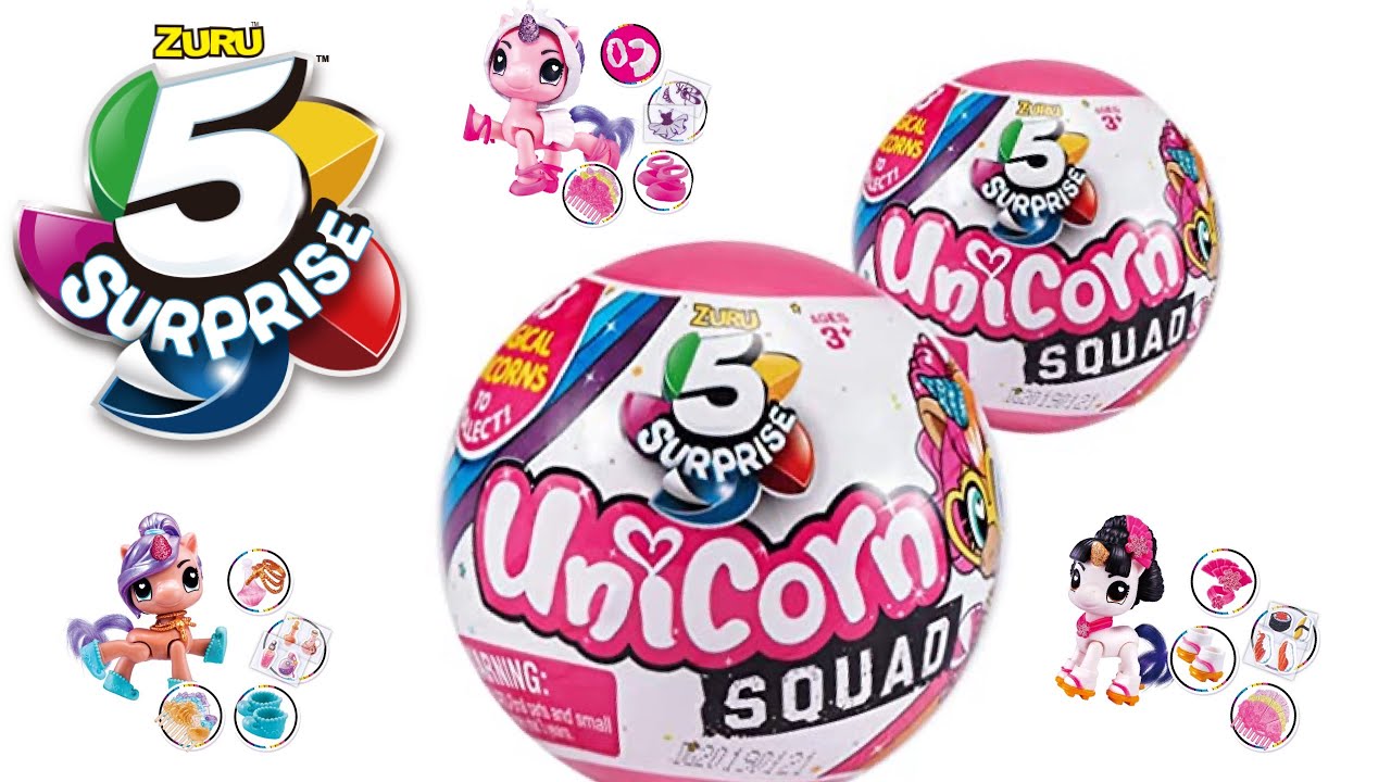 Zuru 5 Surprise Unicorn Squad Opening - YouTube