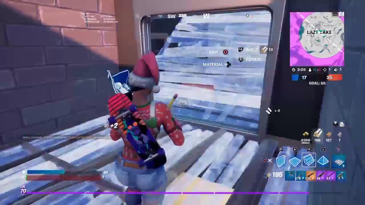 Playing fortnite chapter 2 pickaxe frenzy Duos and team rumble - YouTube