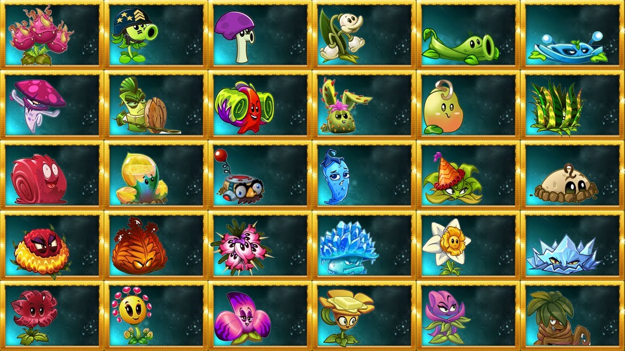 PVZ 2 Random 30 New Plants - Which Plant Will Win? - Pvz 2 Plant vs ...