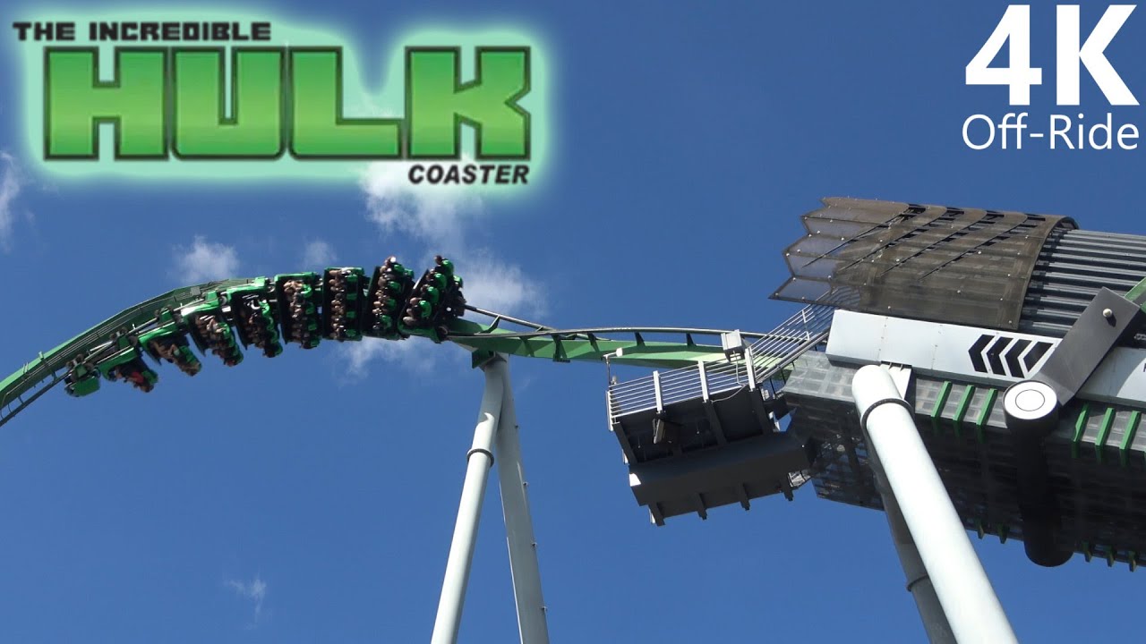 The Incredible Hulk - 4K Off-Ride - Universal Islands of Adventure - B ...