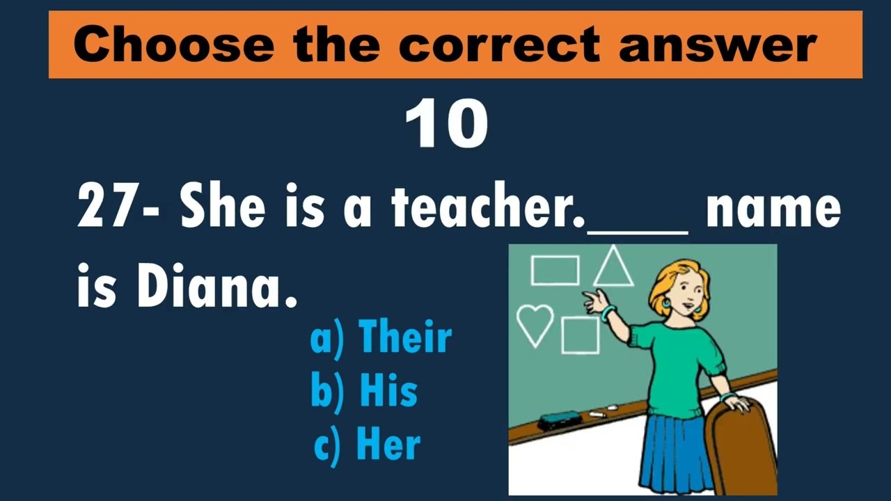 English test - every beginner can answer these questions| Quiz Anglais ...