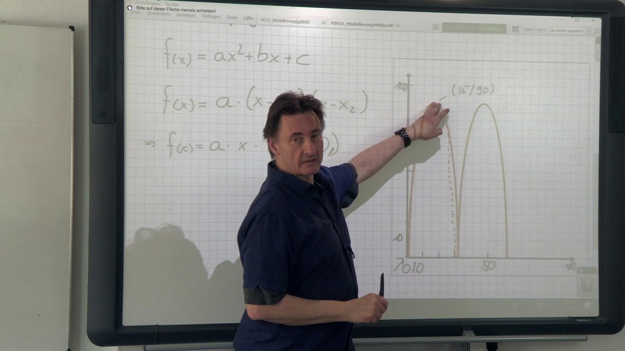 Mathe mit Martin - Rekonstruktion quadratischer Funktionen - YouTube