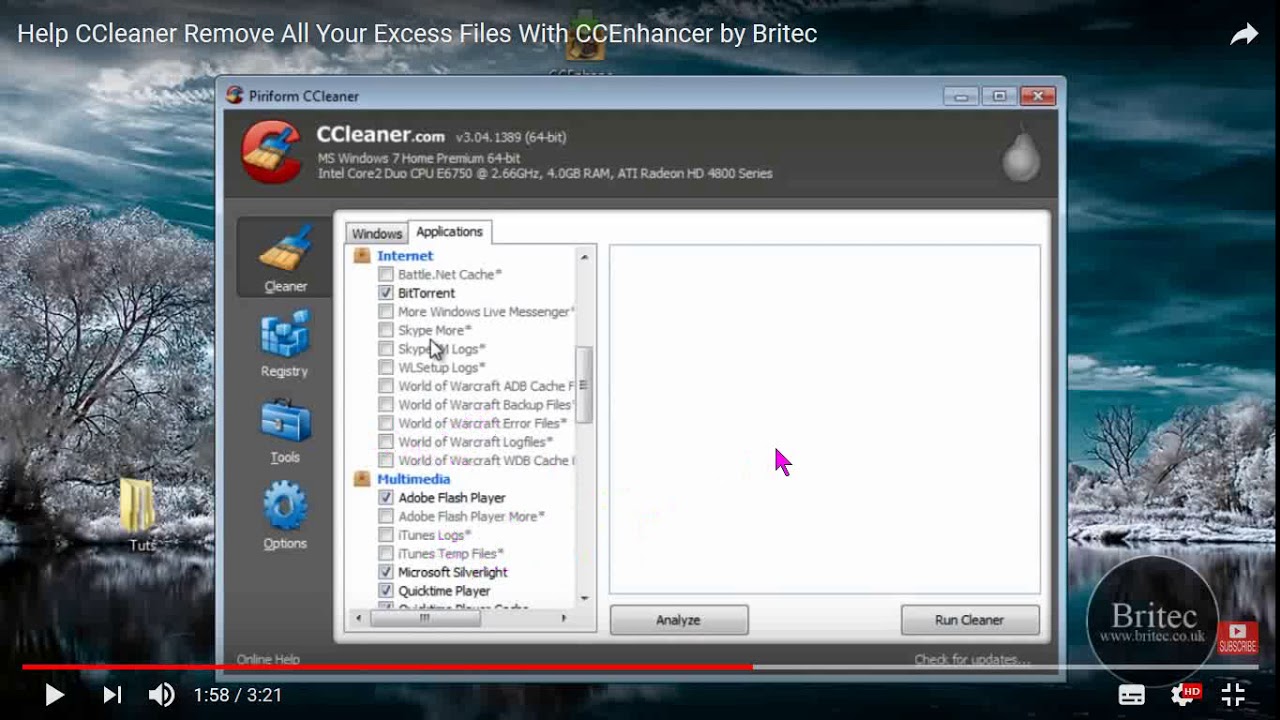 CCenhancer (CCleaner +) / tuto FR - YouTube
