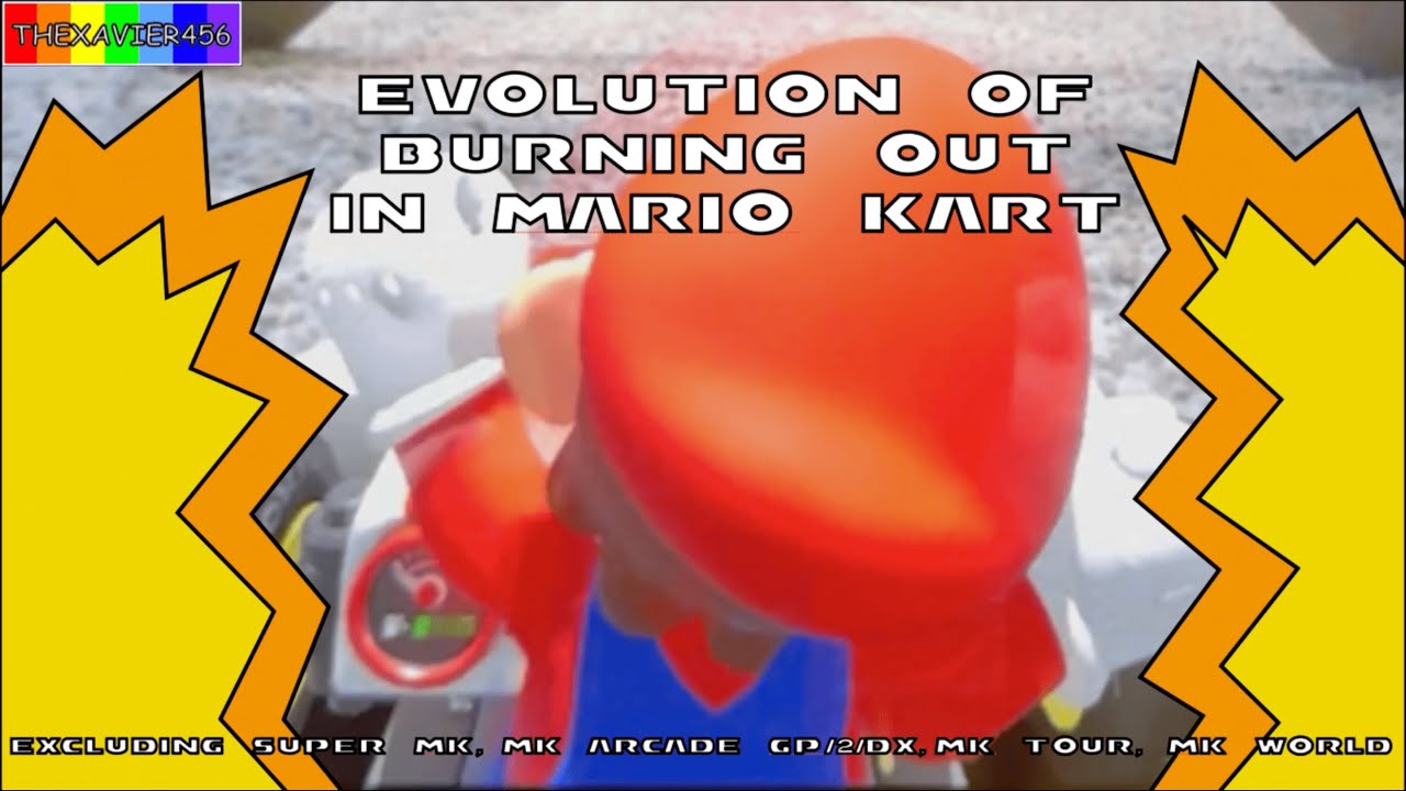 Evolution of Burning Out in Mario Kart (Excluding SMK, Arcade GP/2/DX ...