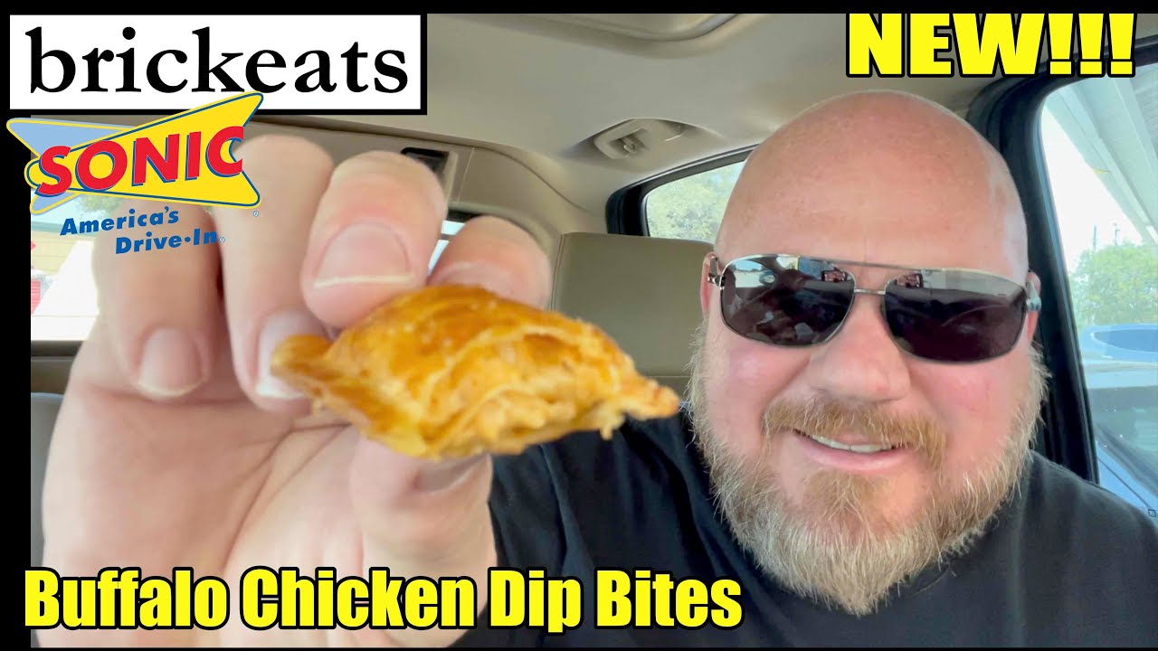 Sonic *NEW* Buffalo Chicken Dip Bites Review- brickeats - YouTube