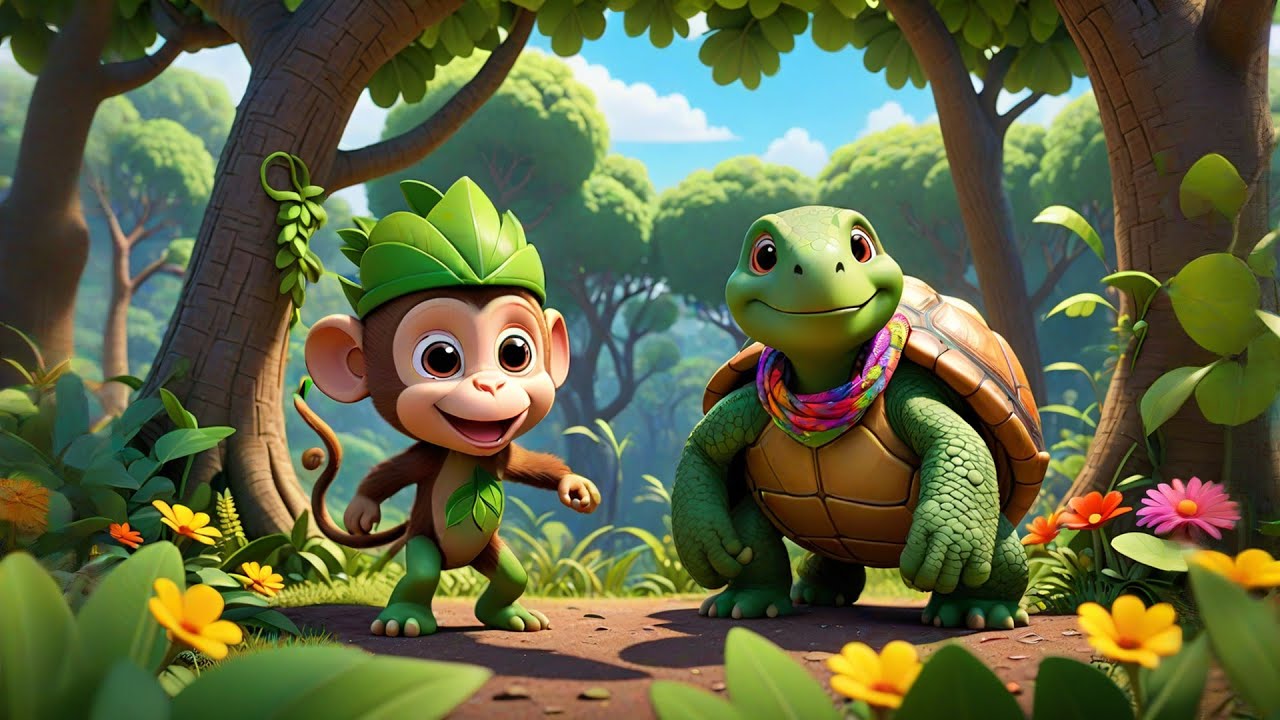 Jump Jump Song with Baby Monkey | Fun Kids Song | Jungle Adventure ...