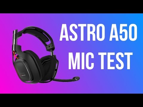 Astro A50 Mic Test - YouTube