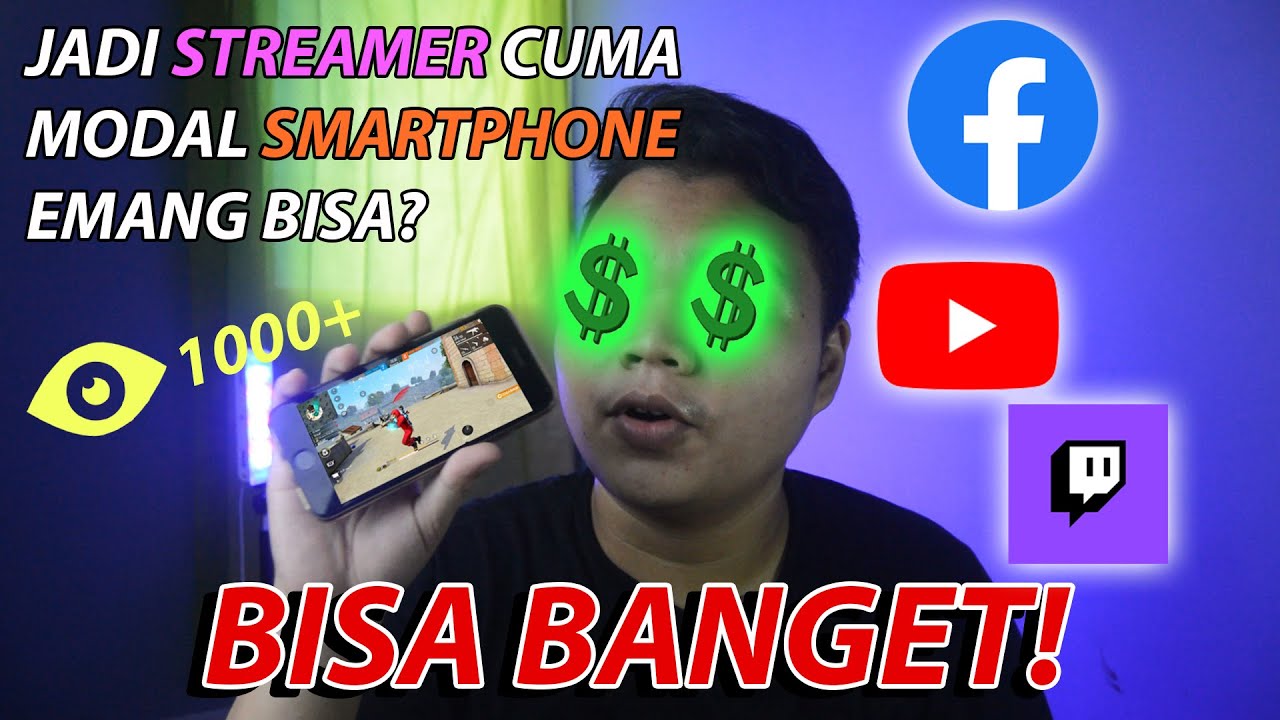 TUTORIAL LIVE STREAMING CUMA MODAL SMARTPHONE | Tutorial Omlet Arcade ...